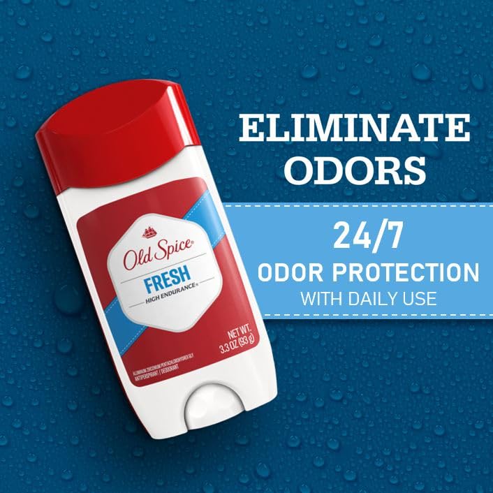Old Spice High Endurance Anti-Perspirant Deodorant for Men, Fresh Scent, 3.3 oz