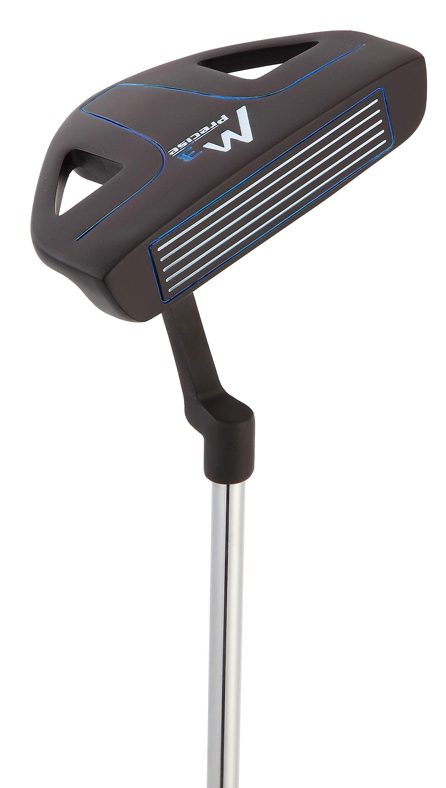 Precise M3 Men's Complete Golf Clubs Package Set Includes Driver, Fairway, Hybrid, 6-PW, Putter, Stand Bag, 3 H/C's - Right Handed - Regular or Tall Size (Blue - Tall Size +1", Right Handed)