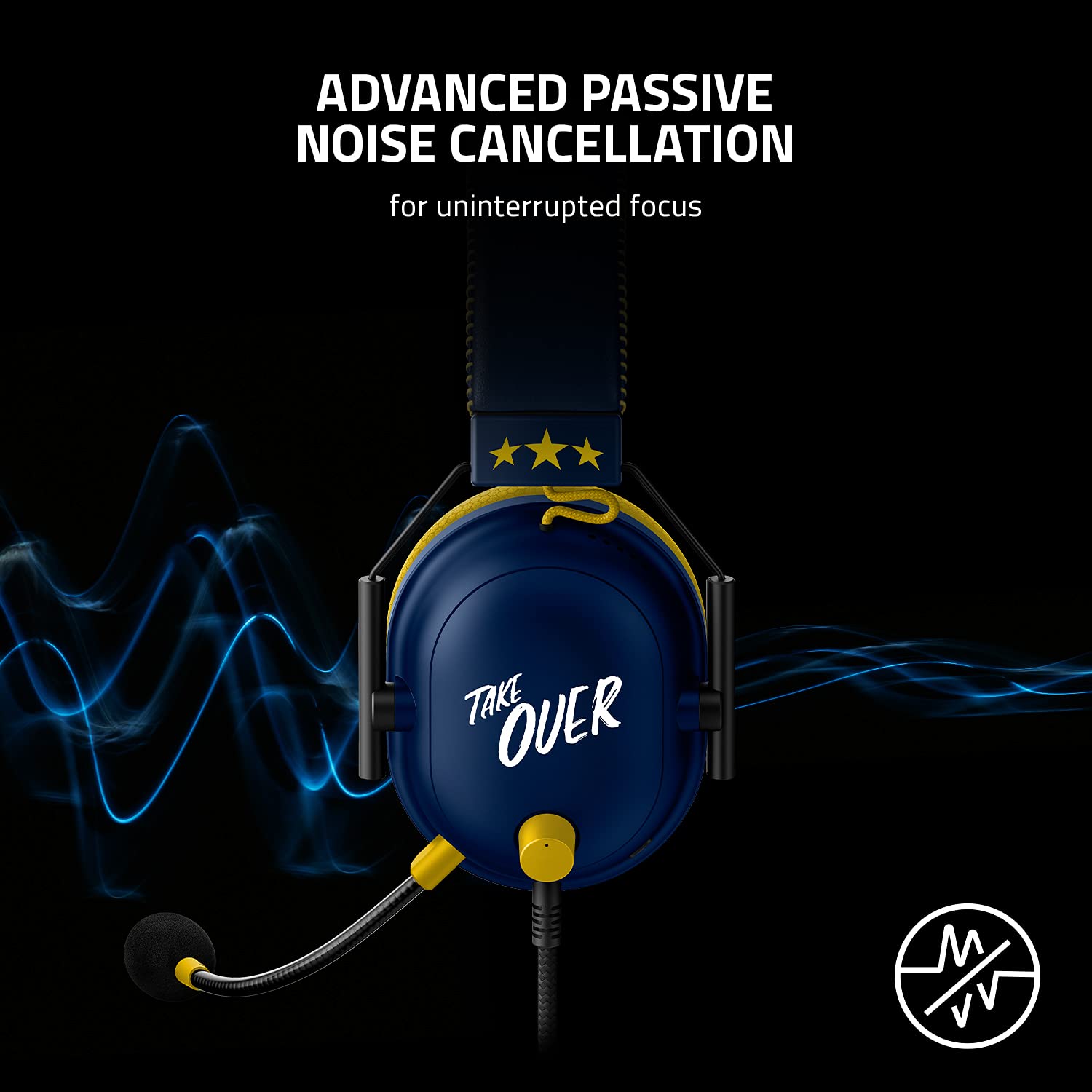Razer BlackShark V2 Gaming Headset: THX 7.1 Spatial Surround Sound _50mm Drivers_Detachable Mic_for PC, PS4, PS5, Switch, Xbox One, Xbox Series X & S - 3.5mm Audio Jack & USB DAC_CourageJD (Renewed)