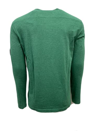 Polo Ralph Lauren Mens Screened 67 Logo Jersey Long Sleeve T-Shirt (M, Green Heather)