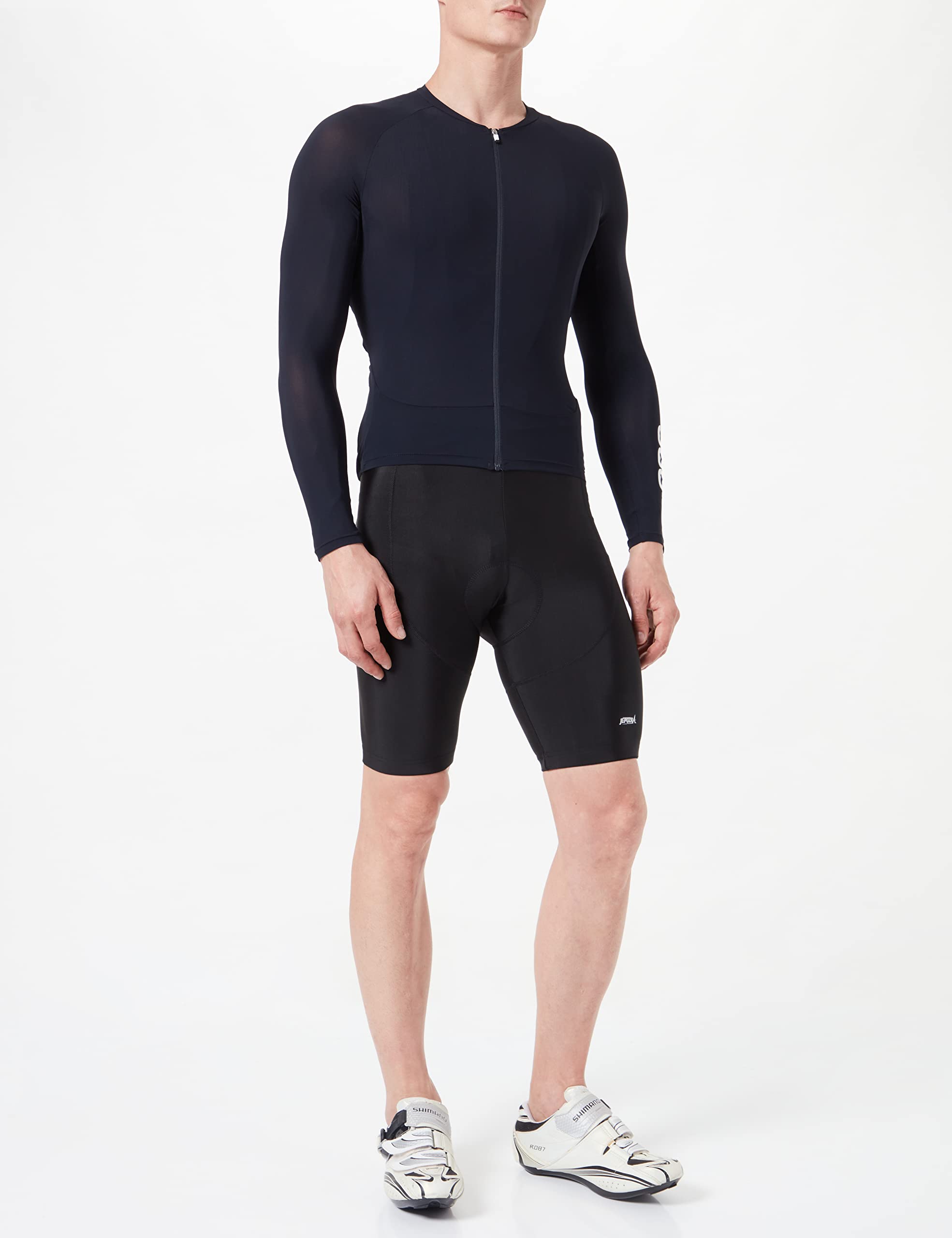 POC Essential Road Long-Sleeve Jersey - Women's Navy Black, M