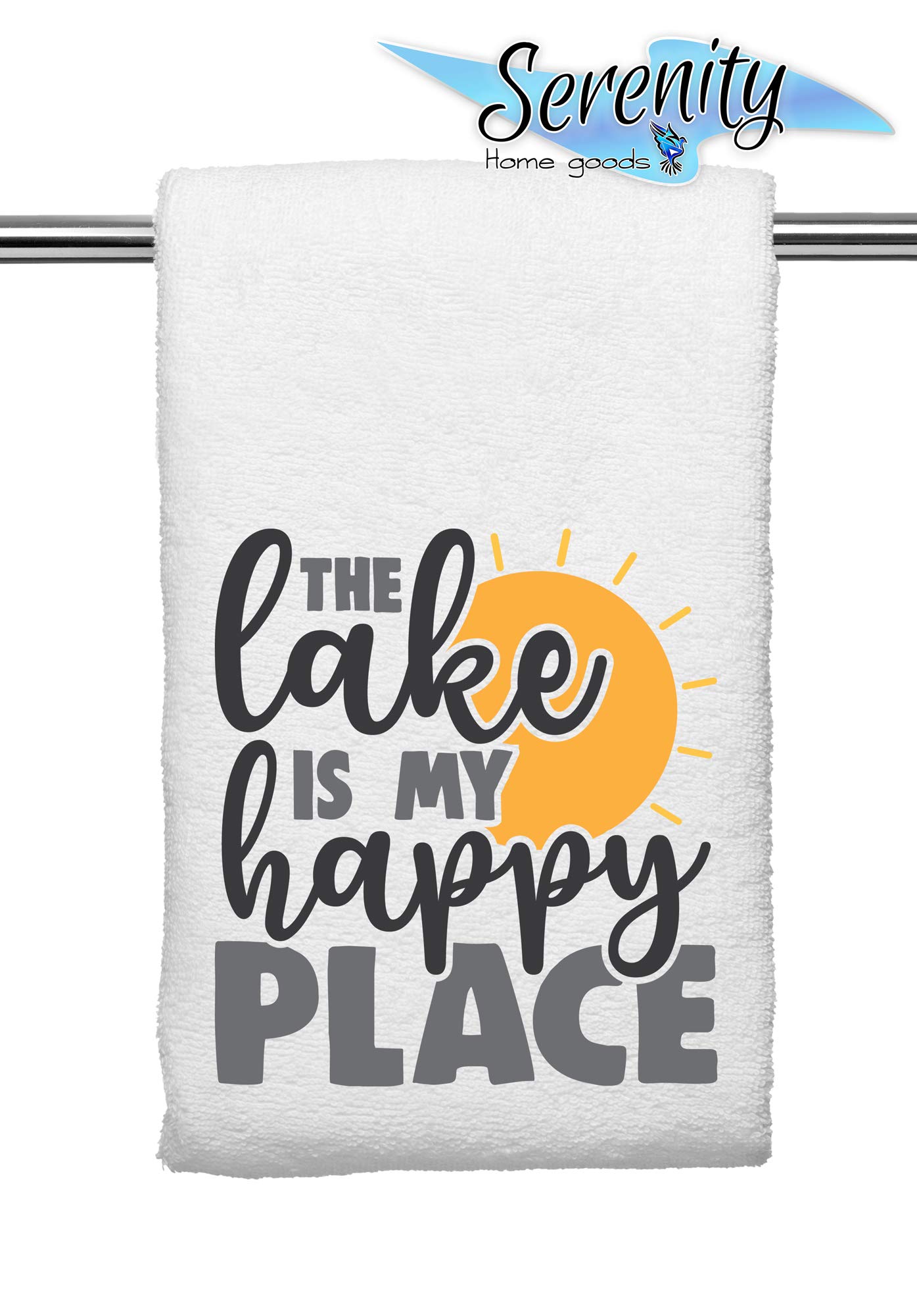 Summer Home Decor Decorative Kitchen Bath Hand Towels | Spring Fall Accents | White Towel Home Holiday Decorations | XMAS House Wedding Gift Present