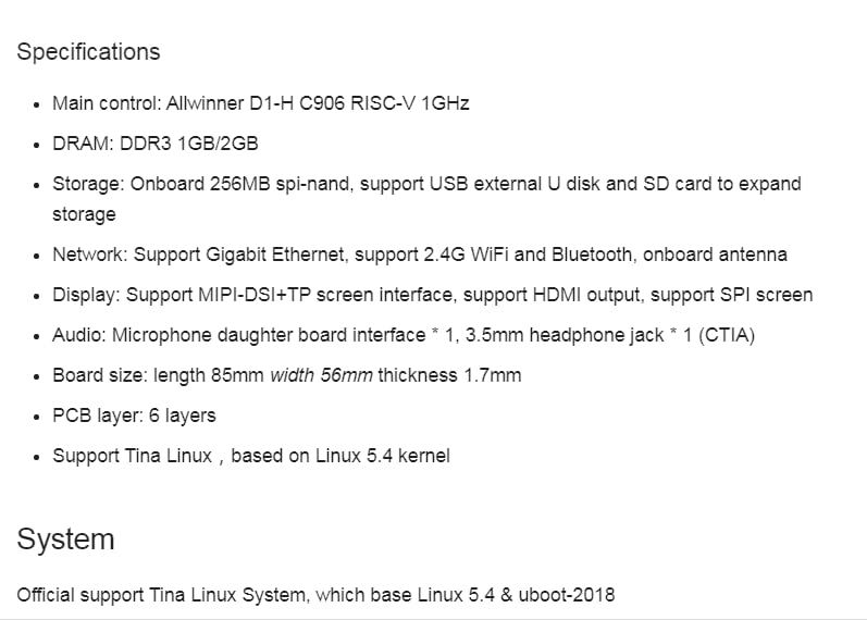youyeetoo Lichee RV Dock Allwinner D1 Development Board RISC-V Linux HDMI 4k@30Hz USB 512MB WIFI Starter Kit for Industry || Business || Education