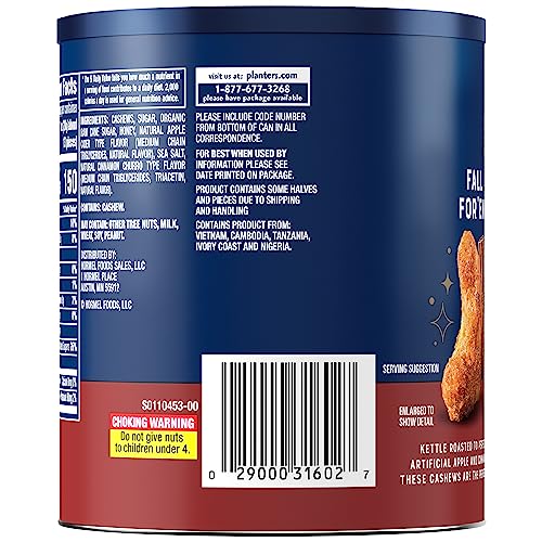 PLANTERS Apple Cider Donut Cashews, 12.5 OZ