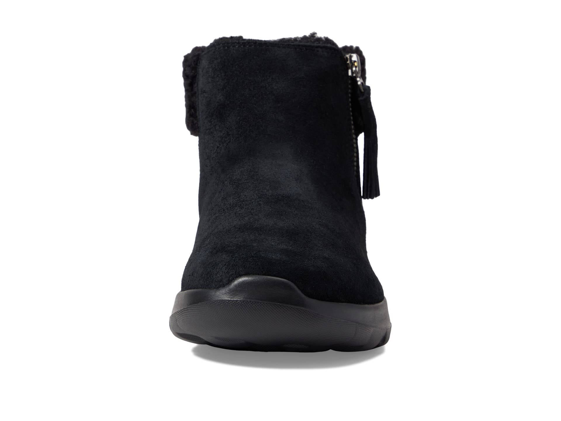 Skechers Women's ON-The-GO Joy-Happily Cozy Mid Calf Boot, Black/Black, 8.5