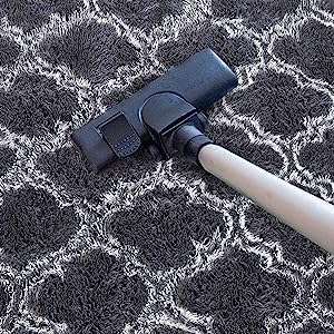 Poboton 2X3 Grey Carpet for Living Room Soft Luxury Bedroom Large Fluffy Plush Area Rug Shaggy Big Comfy Carpet