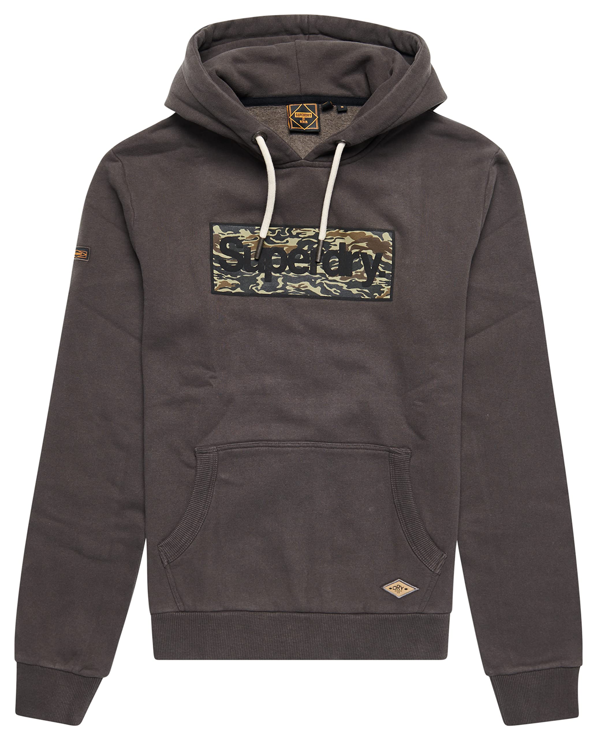 Superdry Men's CL INFILL Hood, Vintage Black, Small