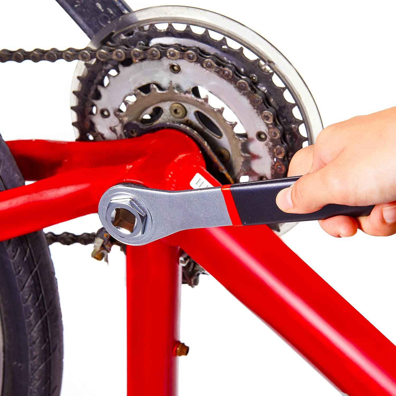 PRO BIKE TOOL Bottom Bracket Tool Compatible with Spline Type Bottom Brackets - for Removing Road and Mountain Bike Splined Bottom Brackets for Bicycle Repair and Maintenance