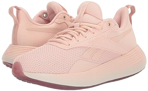 Reebok Womens Dmx Comfort + Slip-on Sneaker, Possibly Pink/Chalk/Sedona Rose, 7 US