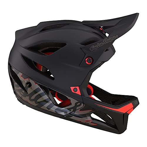 Troy Lee Designs Stage Adult Bicycle Downhill Enduro Helmet W/MIPS, Signature Black, X-Small/Small