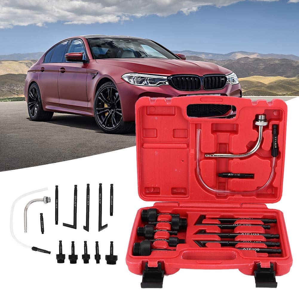 Oil Fill Adapter, 13Pcs/Set Oil Fill Adapter Transmission Fluid Oil Refilling Refill Connector Tool Kit
