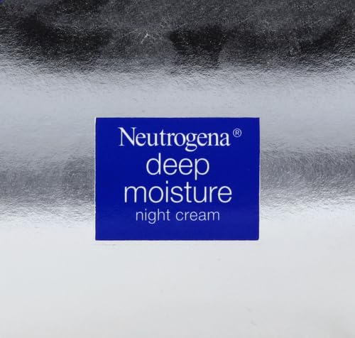 Neutrogena Deep Moisture Night Cream with Glycerin & Vitamin D3, Facial Moisturizer for Dry Skin with Shea butter, Glycerin, Vitamin D3, Non Greasy & Non Comedogenic, 2.25 oz