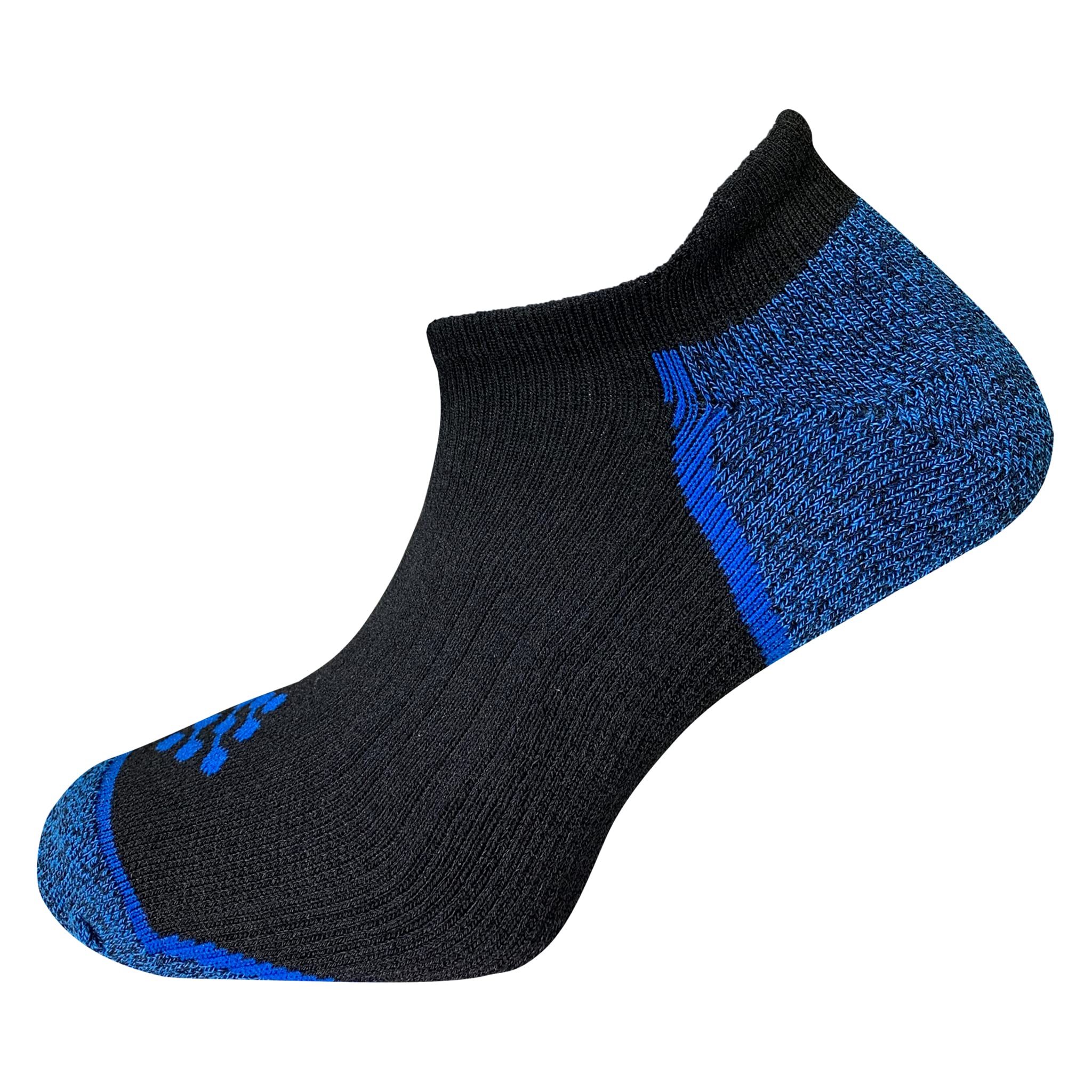 True Energy Men's Colorful Performance No Show Socks with Tab- 3 Pair