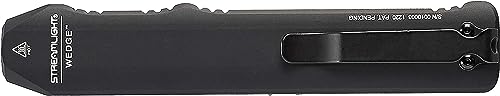 Streamlight 88810 Wedge 300-Lumen Slim Everyday Carry Flashlight, Includes USB-C Cord, Lanyard, Black