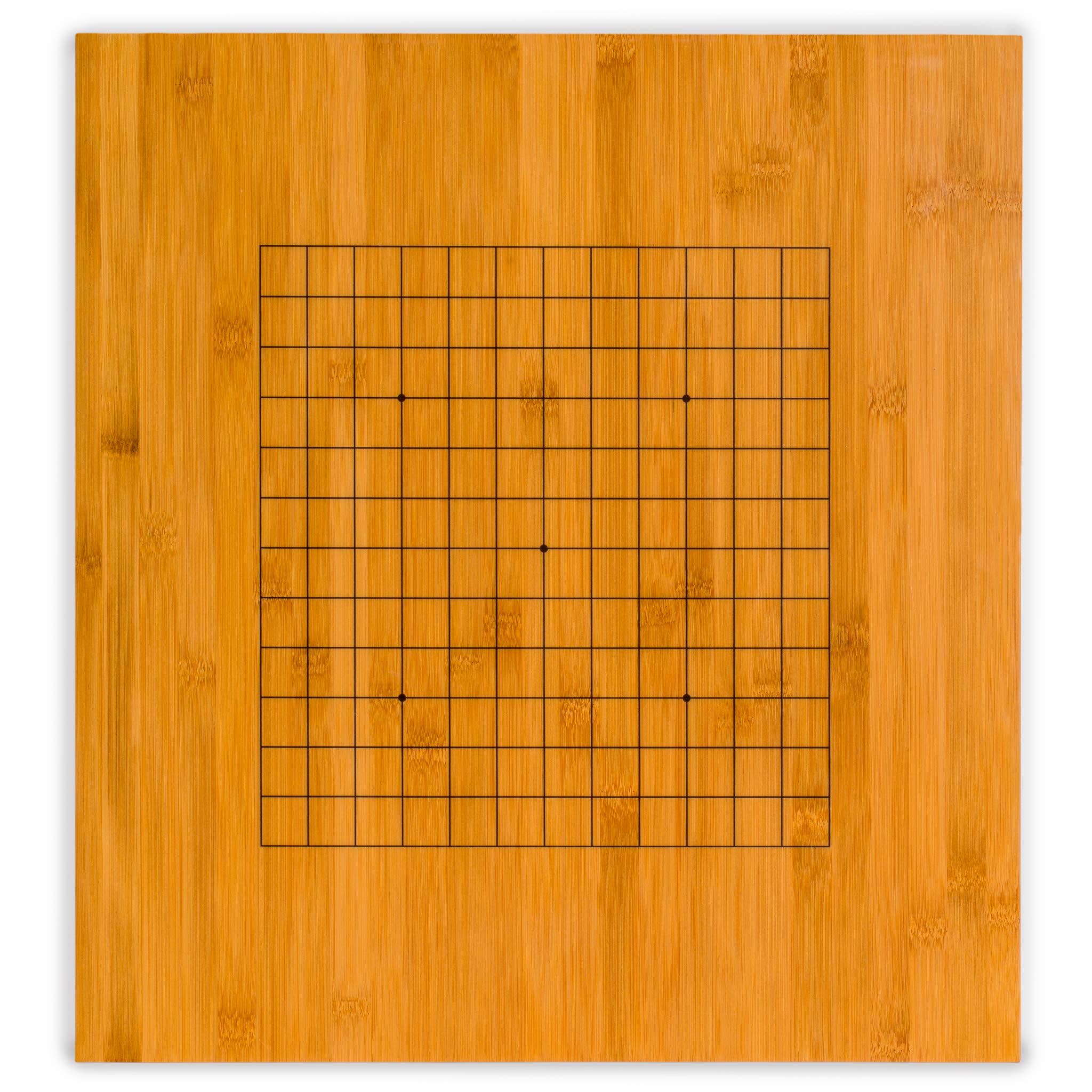 Yellow Mountain Imports Bamboo 0.8-Inch (2-Centimeter) Reversible 19x19 / 13x13 Go Game Board (Goban)