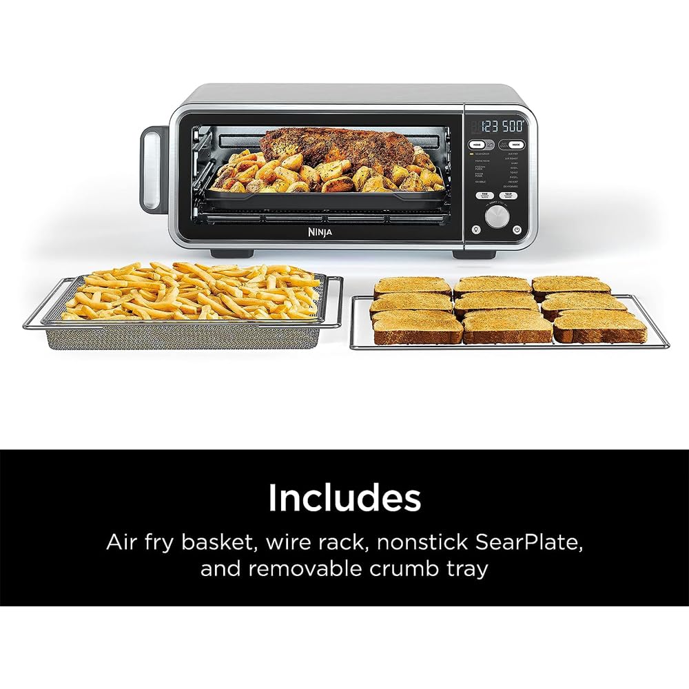 Ninja SP301 Foodi 13-in-1 Dual Heat Air Fry Oven 1800 Watts (Renewed)