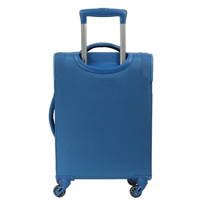 Samsonite Patrono Spinner Unisex Small Blue Polyester Luggage Bag TSA Approved 108104-1090