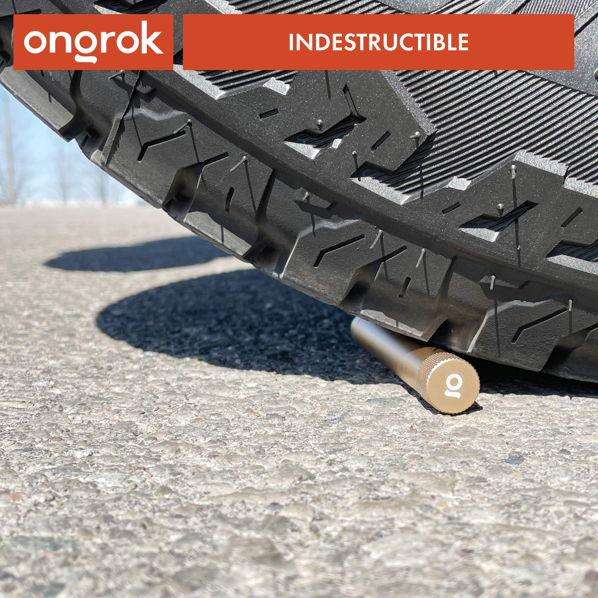 ONGROK Premium Storage Tube | Airtight Aircraft Grade Aluminum Metal, Pocket-Sized Opaque Holder (Silver)