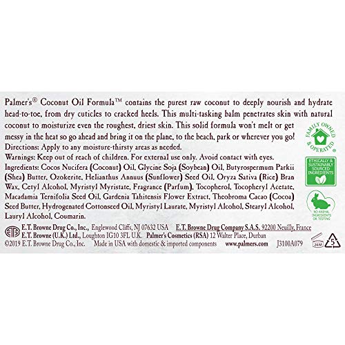 Palmer's Coconut Oil Formula Body Balm with Green Coffee Extract, 3.5 Ounce