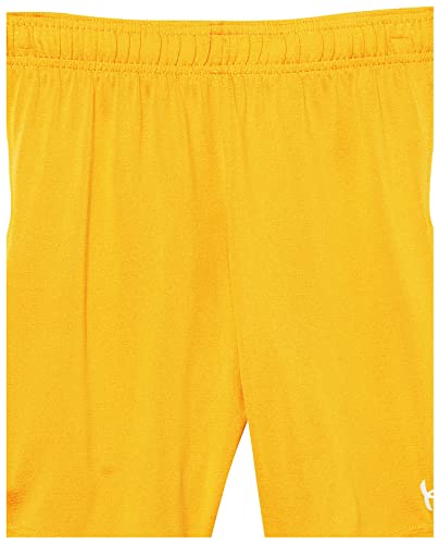 Under Armour Boys' Match 2.0 Shorts, (750) Steeltown Gold / / White, Youth Medium