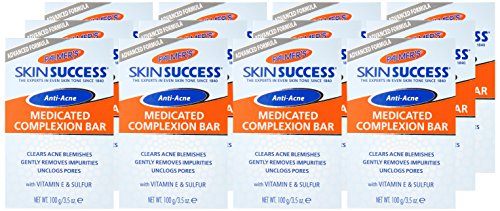 Palmer's Skin Success Eventone Medicated Anti-Acne Complexion Soap Bar, 3.5 Ounces (Pack of 12)