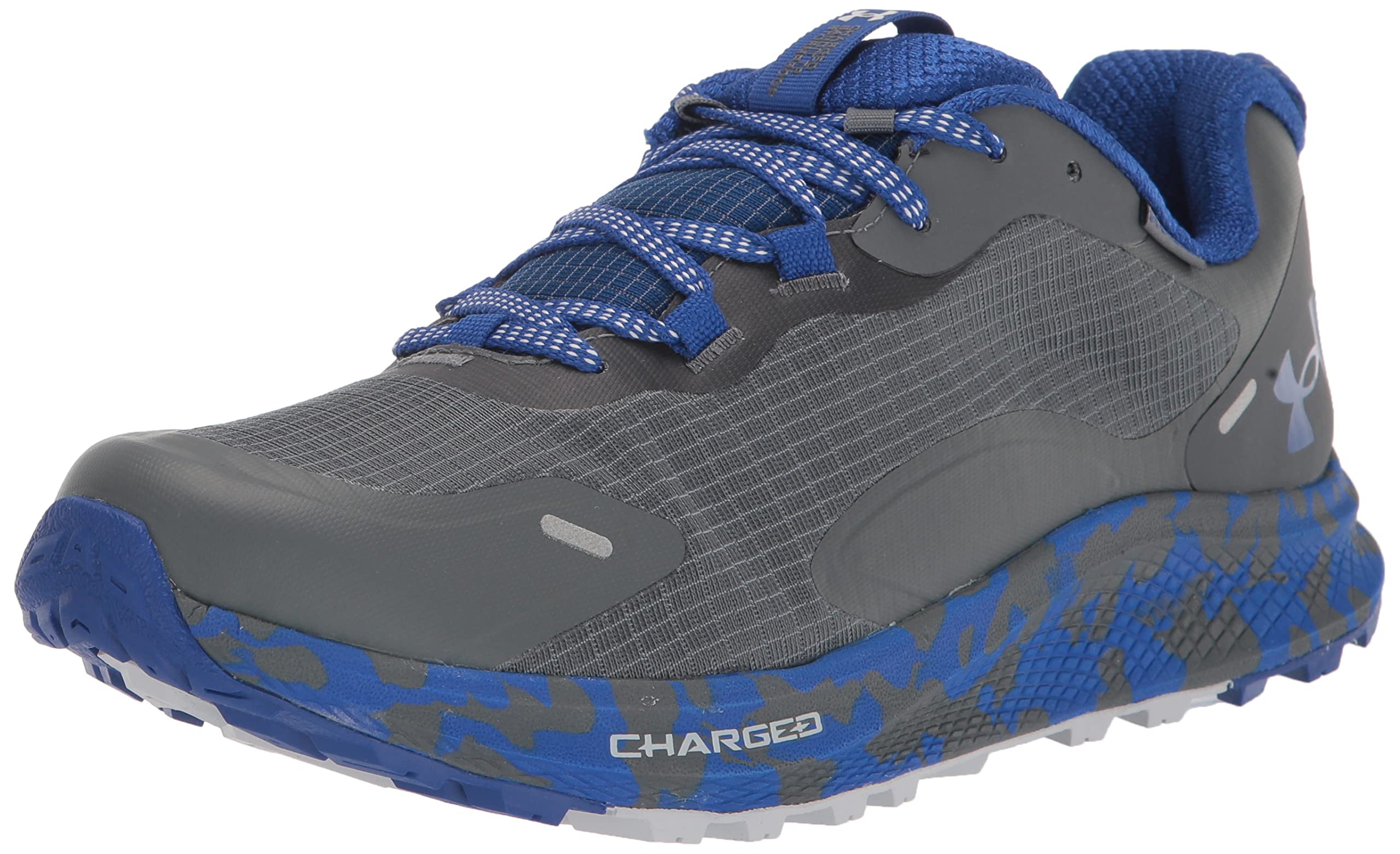 Under Armour Men's Charged Bandit 2 SP, Pitch Gray/Royal Blue, 10.5 Medium US