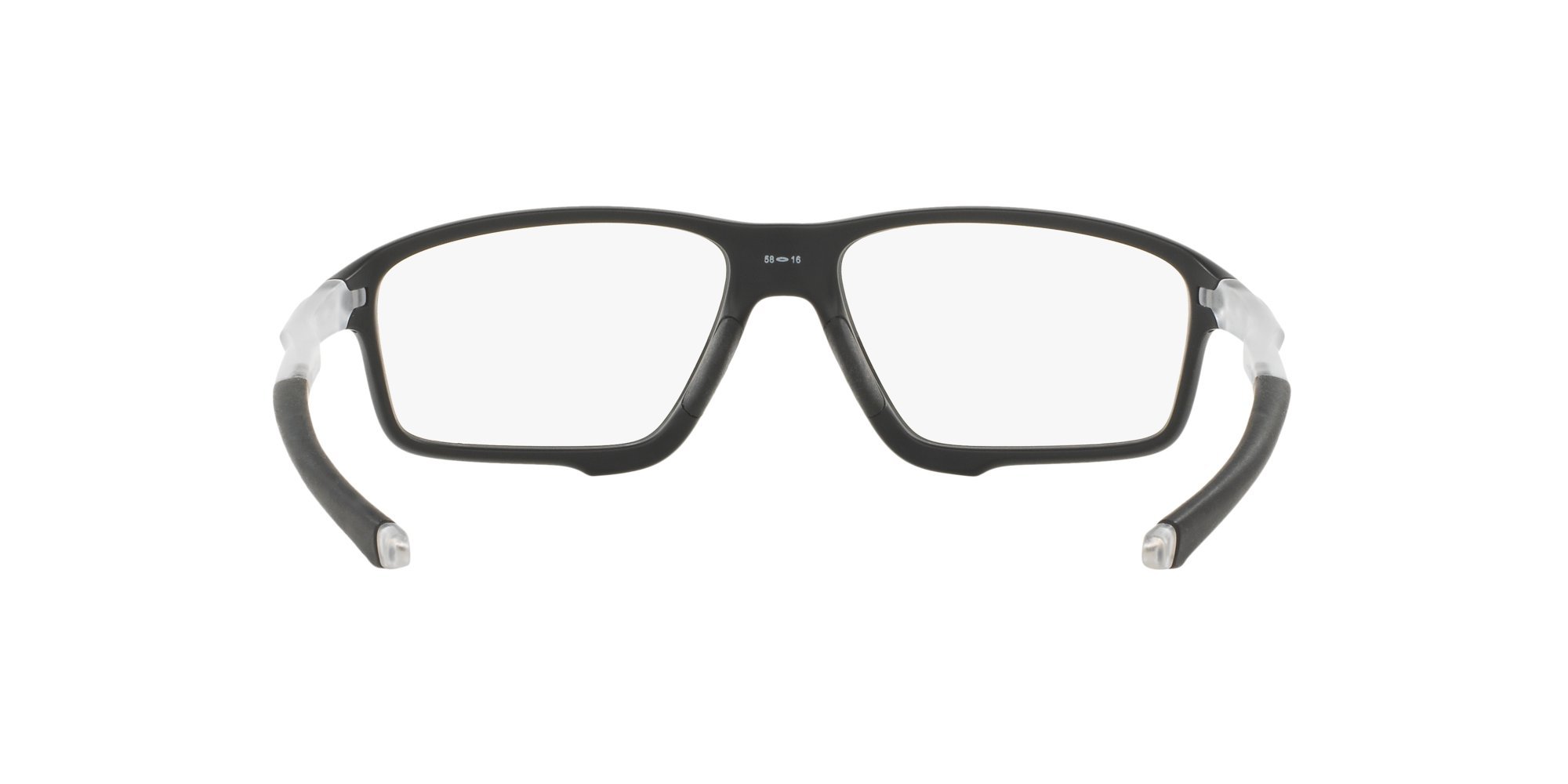 Oakley Men's Ox8076 Crosslink Zero Square Prescription Eyeglass Frames, Matte Black/Demo Lens, 56 mm