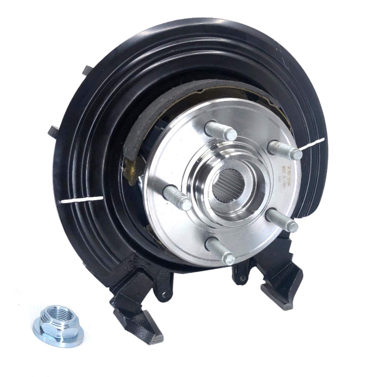 Powertrain Components | Rear Passenger Side Complete Steering Knuckle P02 | Compatible with 2002-2005 Ford Explorer | Replaces LK002 698-012