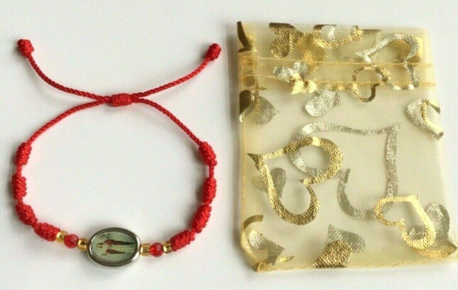 PUDXLRE SAINT BARBARA RED BRACELET for PROTECTION/PULSERA ROJO DE SANTA BARBARA PARA PROTECCION