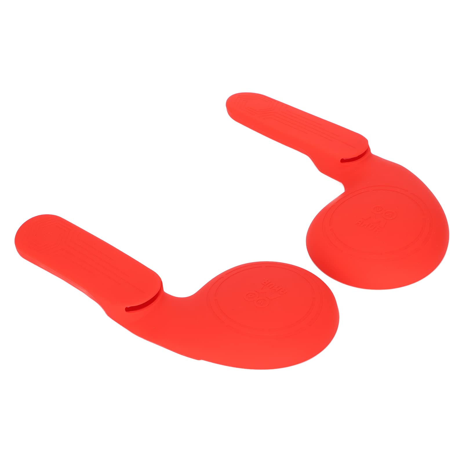 Silicone Earmuffs Replacement VR Silicone Earmuffs Enhance Earphone Sound Earphone Extension Cover for Oculus Quest 2(red)