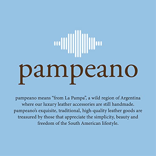 Pampeano Azules Polo Belt | Handmade by Master Artisans | Gift Boxed Argentine Gaucho Belts for Men & Women | Hand Stitched Argentinian Leather | Ideal for Valentines, Father’s Day, Anniversaries