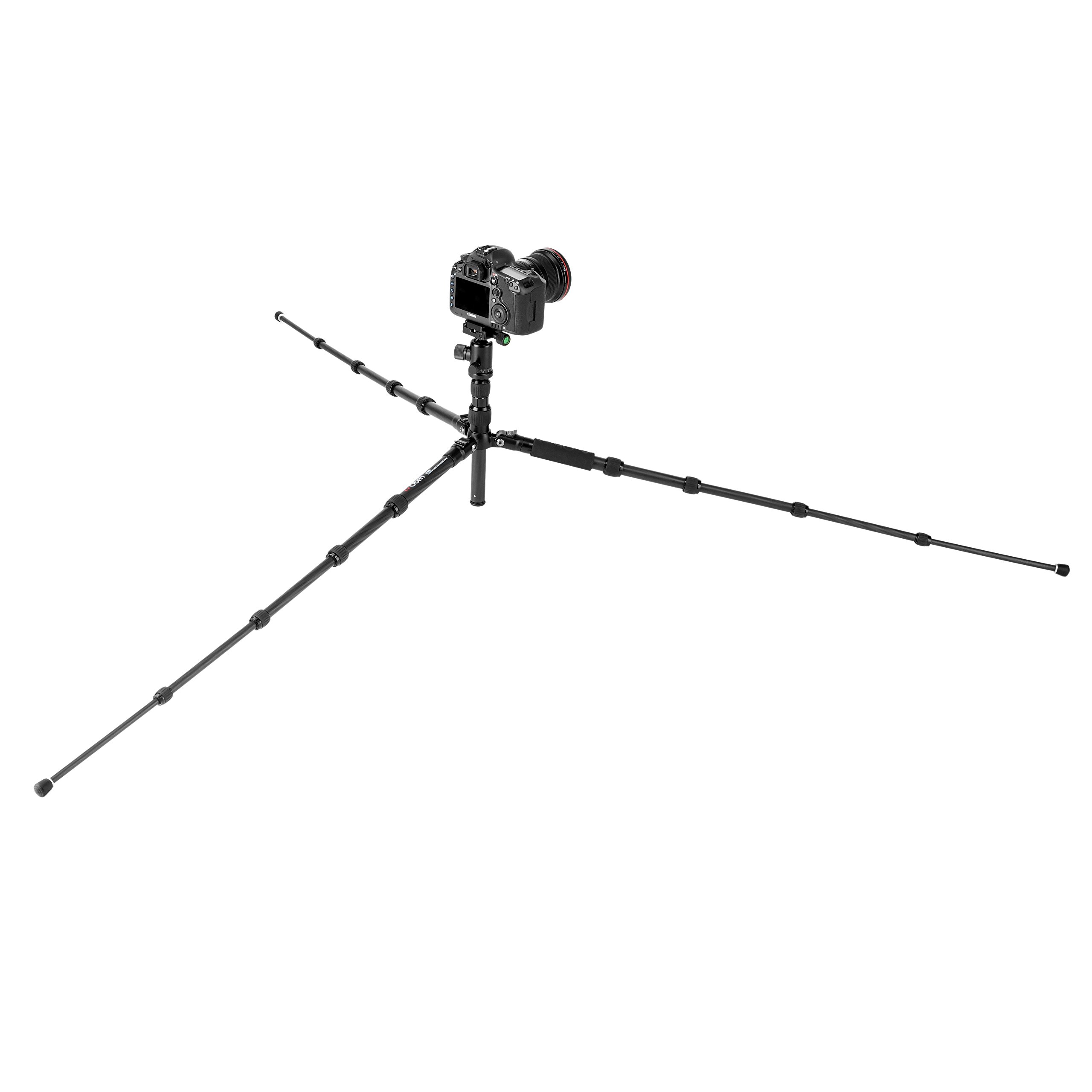 Oben CT-3535 Folding Carbon Fiber Travel Tripod with BE-208T Ball Head