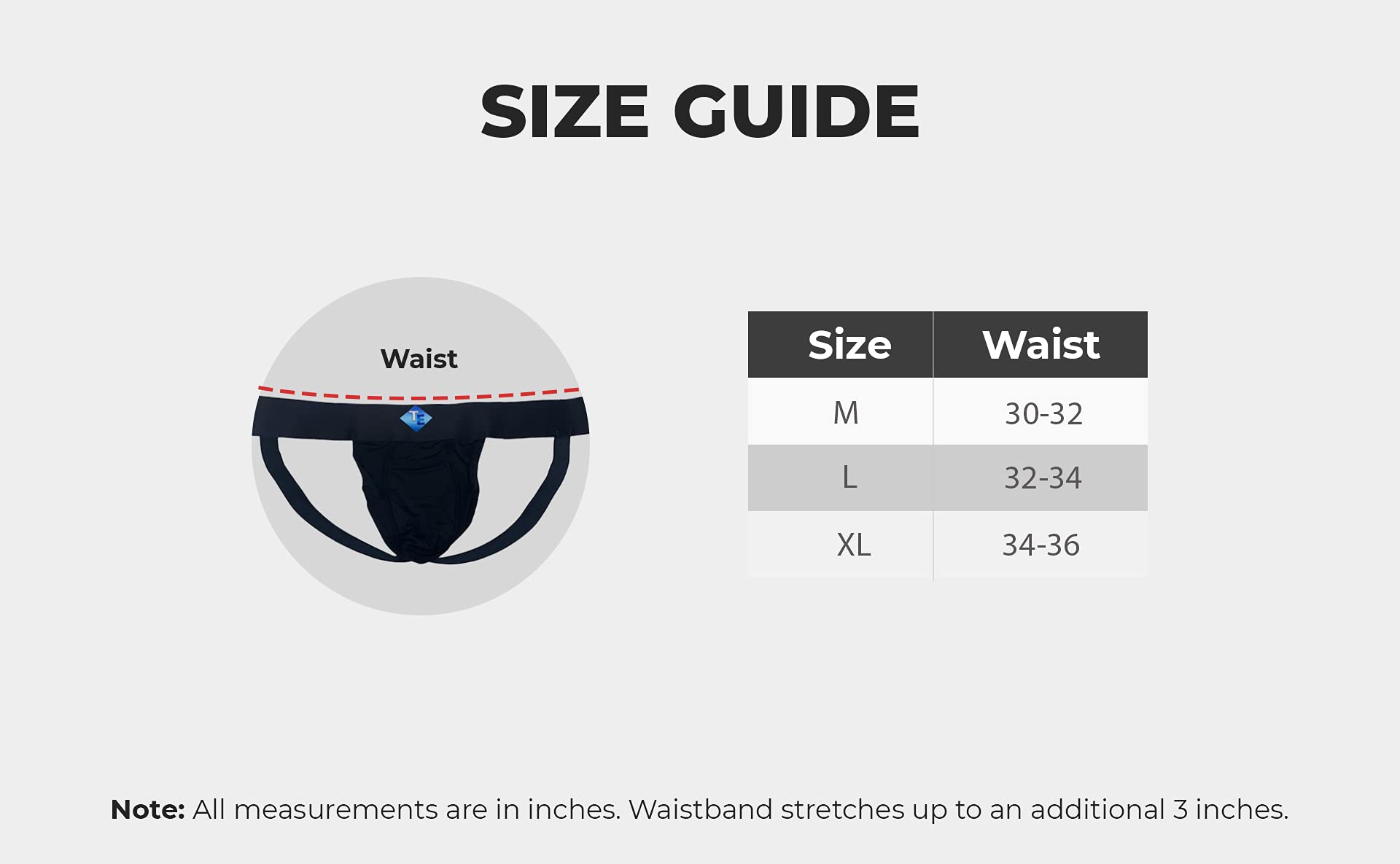 Test-Eeze Vasectomy Jockstrap With 2-Custom Fit Ice Packs Active Athletic Supporters Elastic Waistband Testicular Jock Strapsโฆ Black