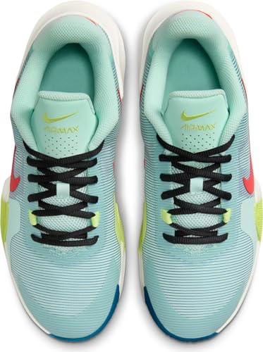 NIKE Men's Basketball Three Quarters Tall, Jade Ice Bright Crimson Industrial Blue, 13.5 AU