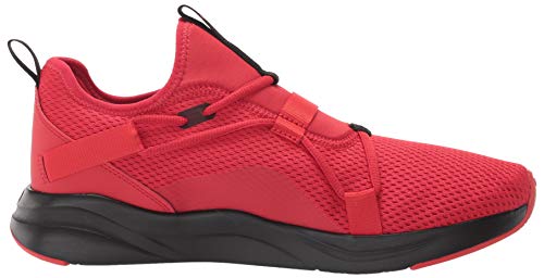 PUMA mens Softride Rift Slip on Running Shoe, High Risk Red/Black, 10.5 US