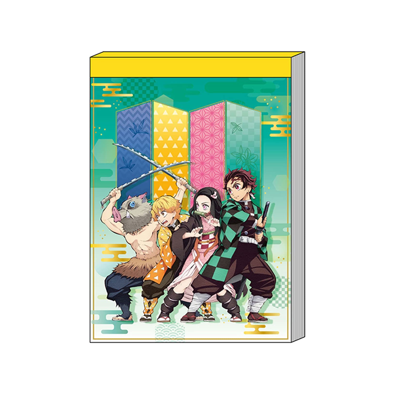 SUN-STAR Small Memo Pad Note Pad Writing Pad 2 designs x 50 sheets (3.3in x 2.4in) C2830647 A