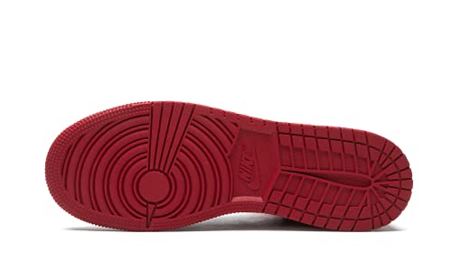 NIKE Boy's Basketball Shoe, Black Gym Red White, 4 Big Kid