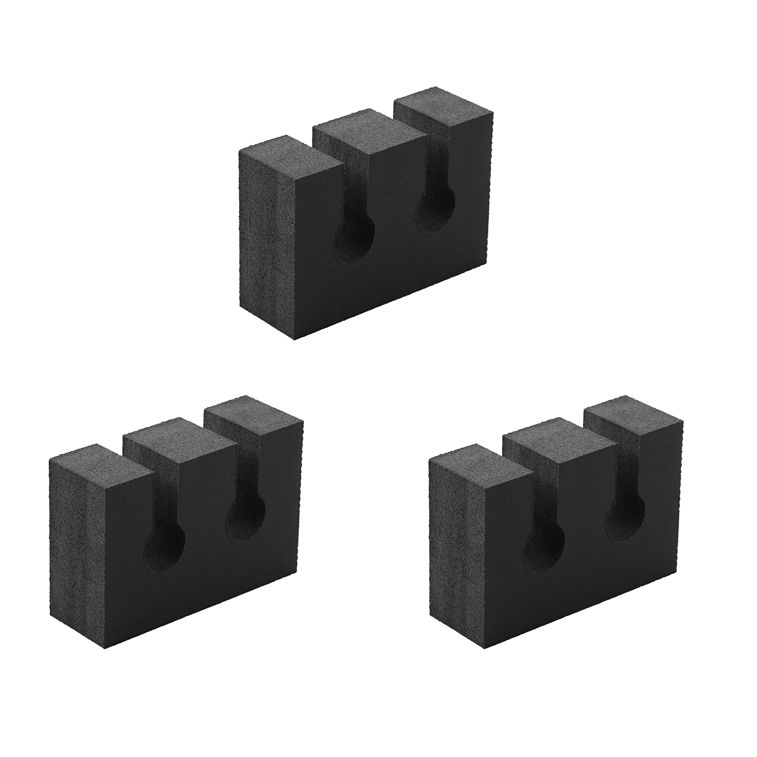 Polar Whale Heavy Duty Foam Dunnage Rounded Inner Cargo Reusable Cushion Transport Storage Organization for Shipping Boxes Crates Containers Warehouses More Waterproof 6 x 4 x 2 Inches 3 Piece Set