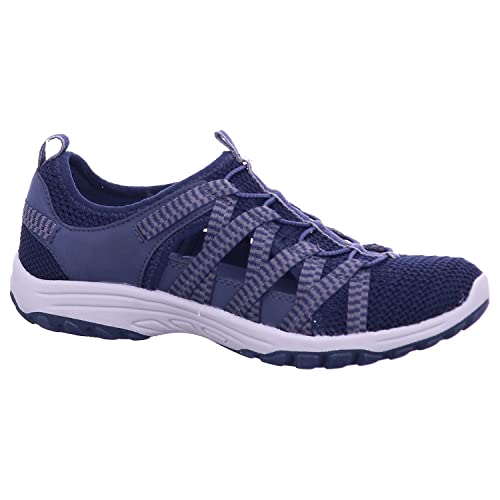 Skechers Modern Comfort Women's Women's Reggae Fest-Happy Getaway Water Shoe, Navy, 7