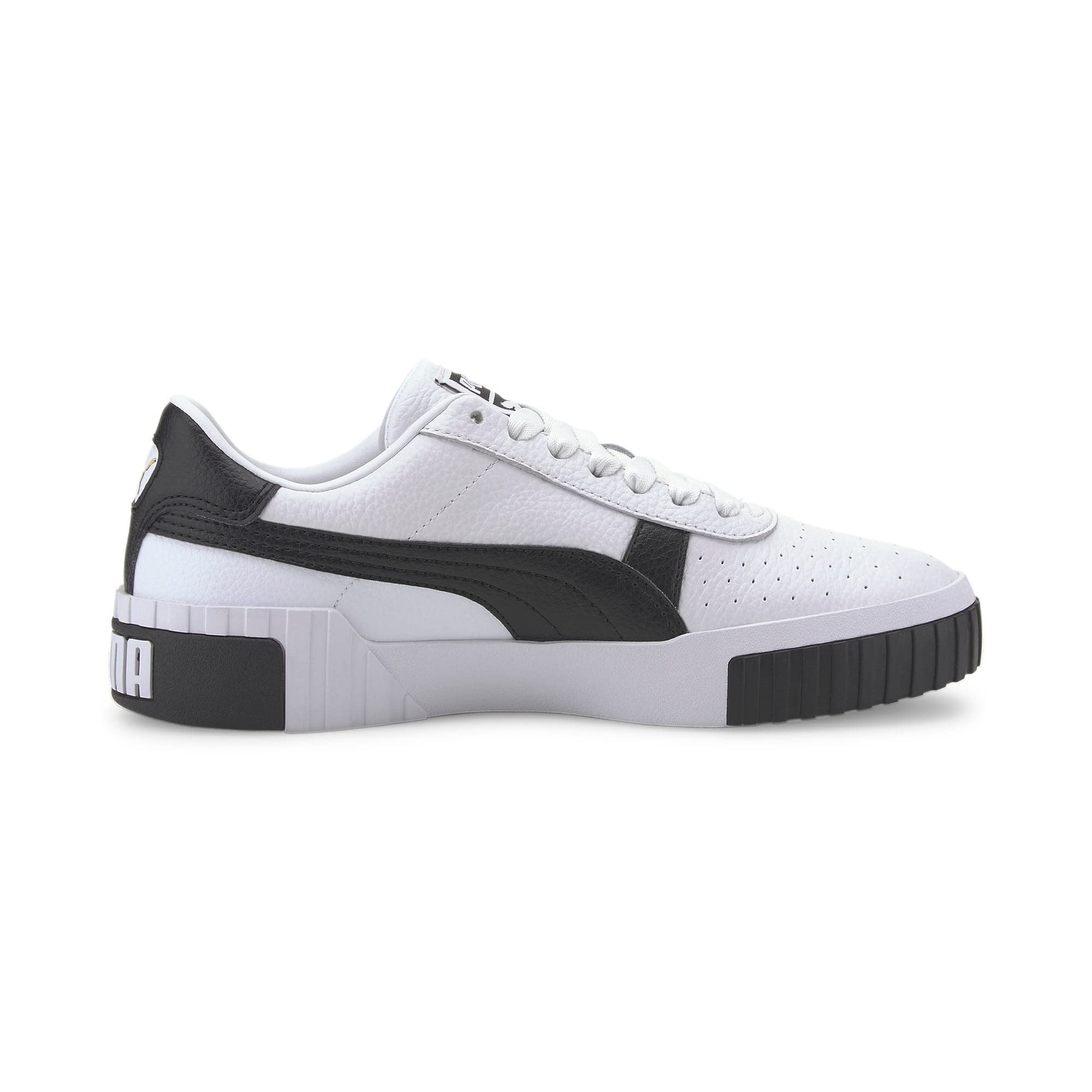 PUMA Women's Cali WN's Trainers, White Black, 7
