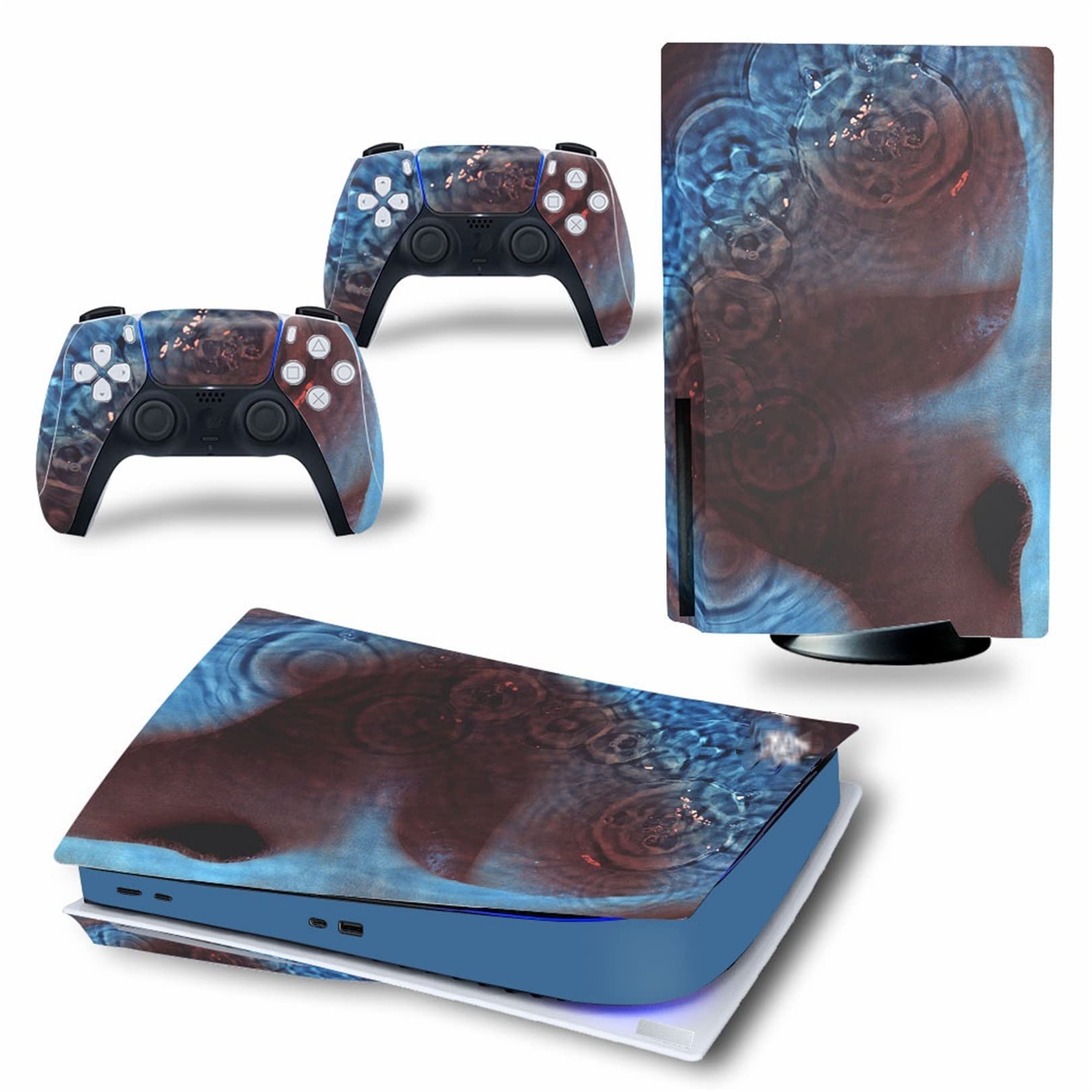 Top factory BUCEN for PS5 Skin Disc Edition & Digital Edition Console and Controller Vinyl Cover Skins Wraps Scratch Resistant, Compatible with for PS5 531884 Anti Scratch (Size : Disc Version)