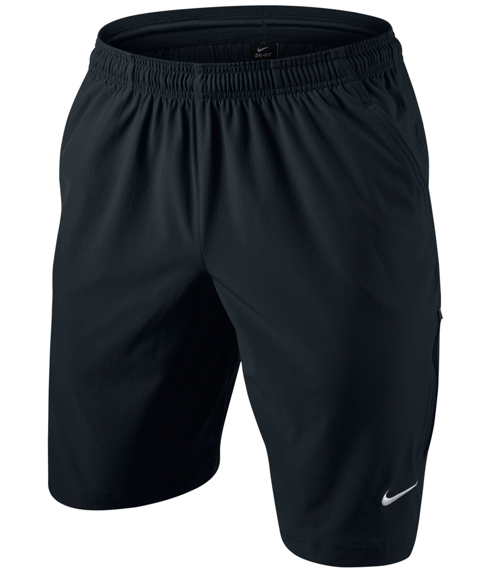 Nike Court Flex Men's 11" Tennis Shorts, Black/White, Large