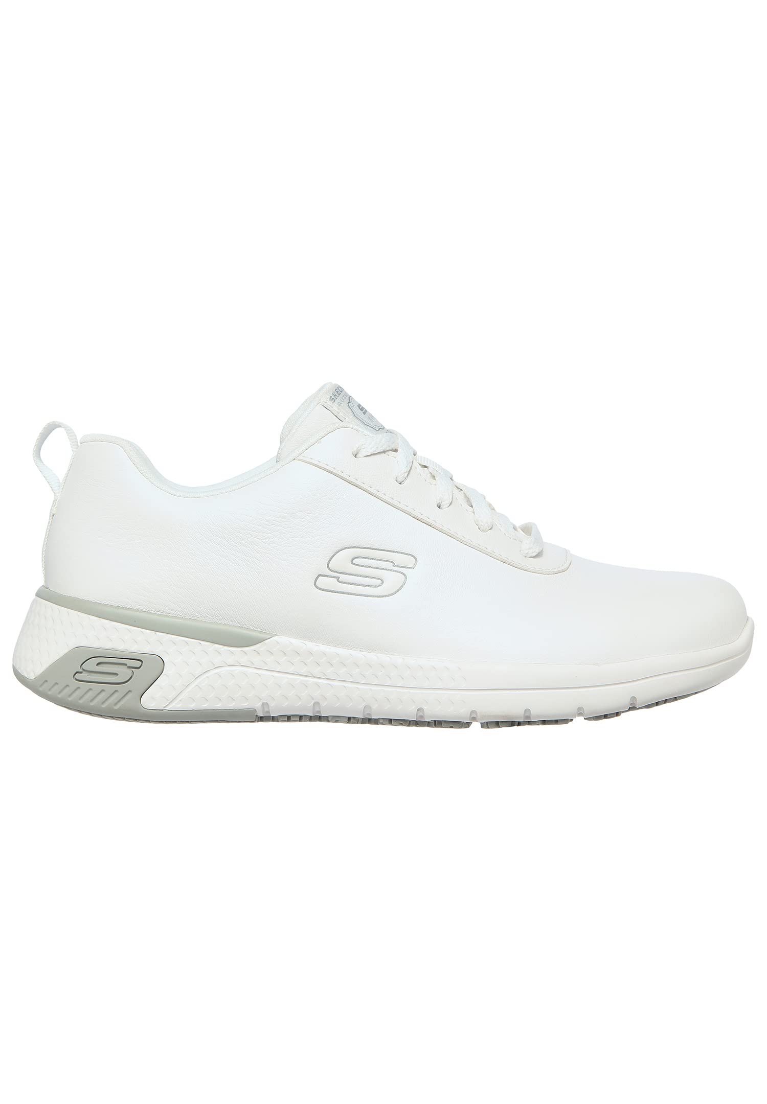 Skechers Women's Sneaker Health Care Professional Shoe, White, 8