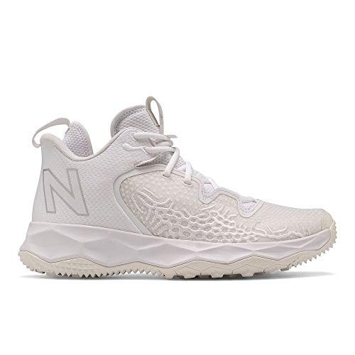 New Balance Men's Freeze LX V3 Turf Lacrosse Shoe, White/Grey, 11.5