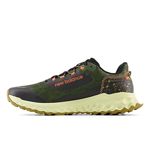 New Balance Men's Fresh Foam Garoe V1 Trail Running Shoe, Kombu/High Desert/Cayenne, 13 X-Wide