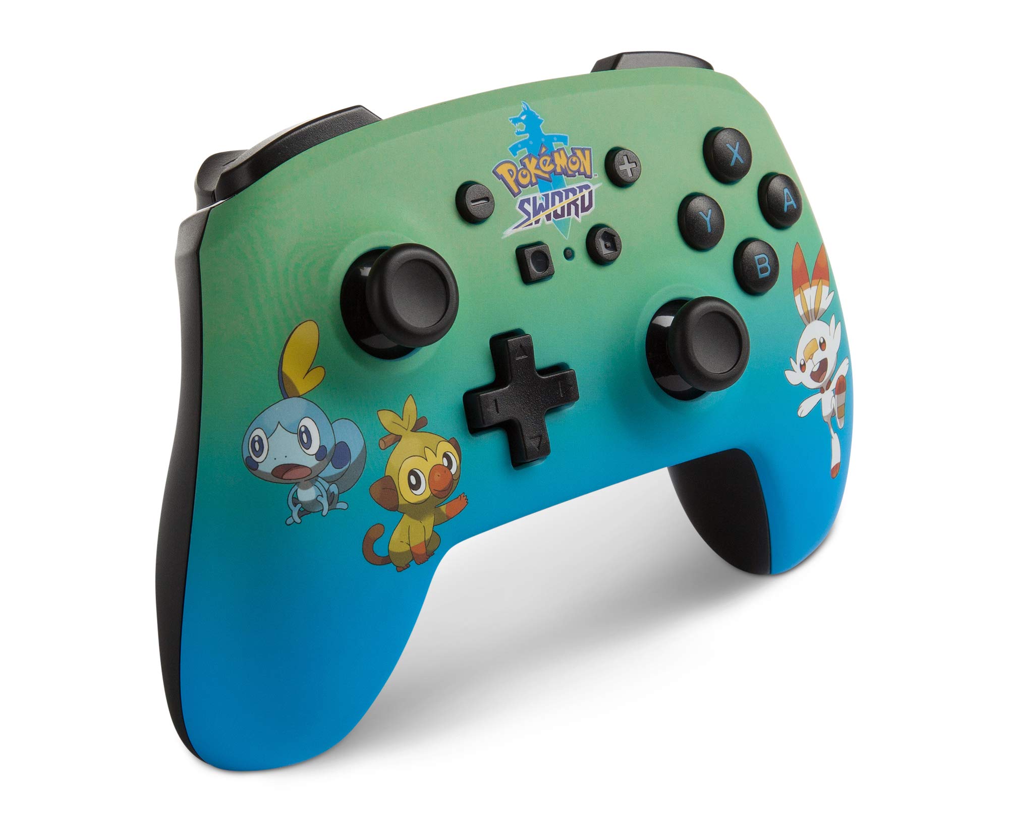 PowerA Enhanced Wireless Controller for Nintendo Switch - Pokémon Sword, Nintendo Switch Lite, Gamepad, game controller, Bluetooth controller, AA Battery