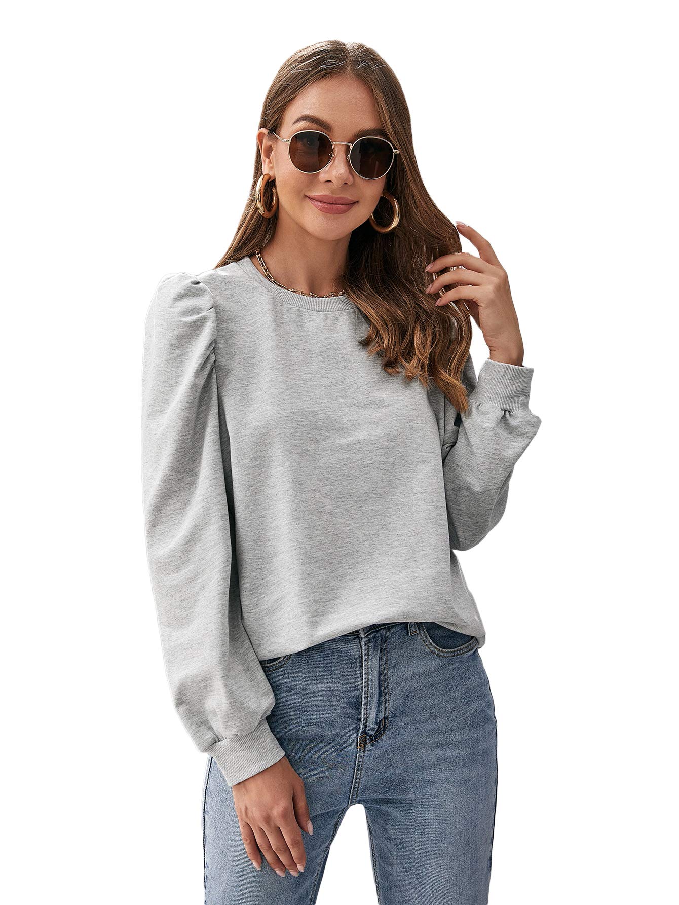 Romwe Casual soft Cloth Grey