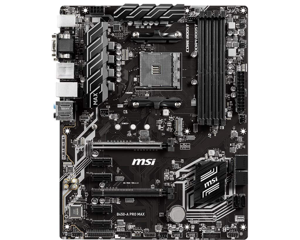 MSI B450-A Pro Max scheda Madre Presa AM4 ATX AMD B450