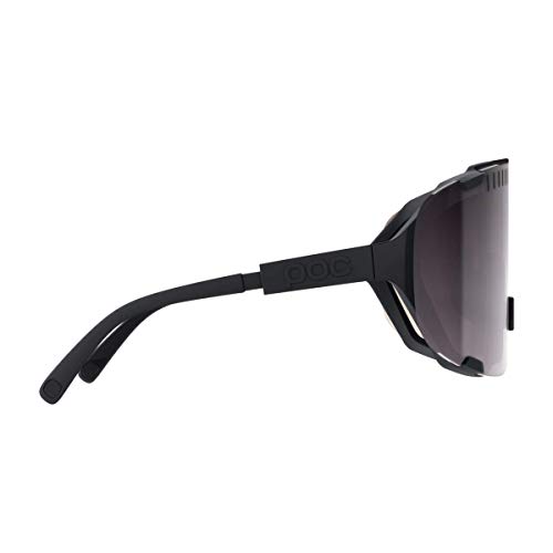 POC Devour Sunglasses Uranium Black/Brown Silver Mirror, One Size