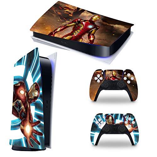 Super Hero - PS5 Standard Edition Skin Console - PS5 Standard Edition Controller Skin Cover Vinyl Decal Protective